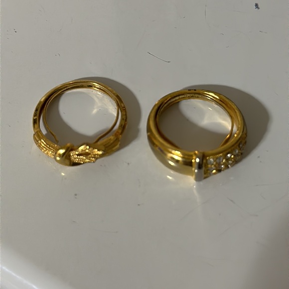 Avon | Jewelry | Estate Jewelry Vintage Avon Gold Tone Rings | Poshmark